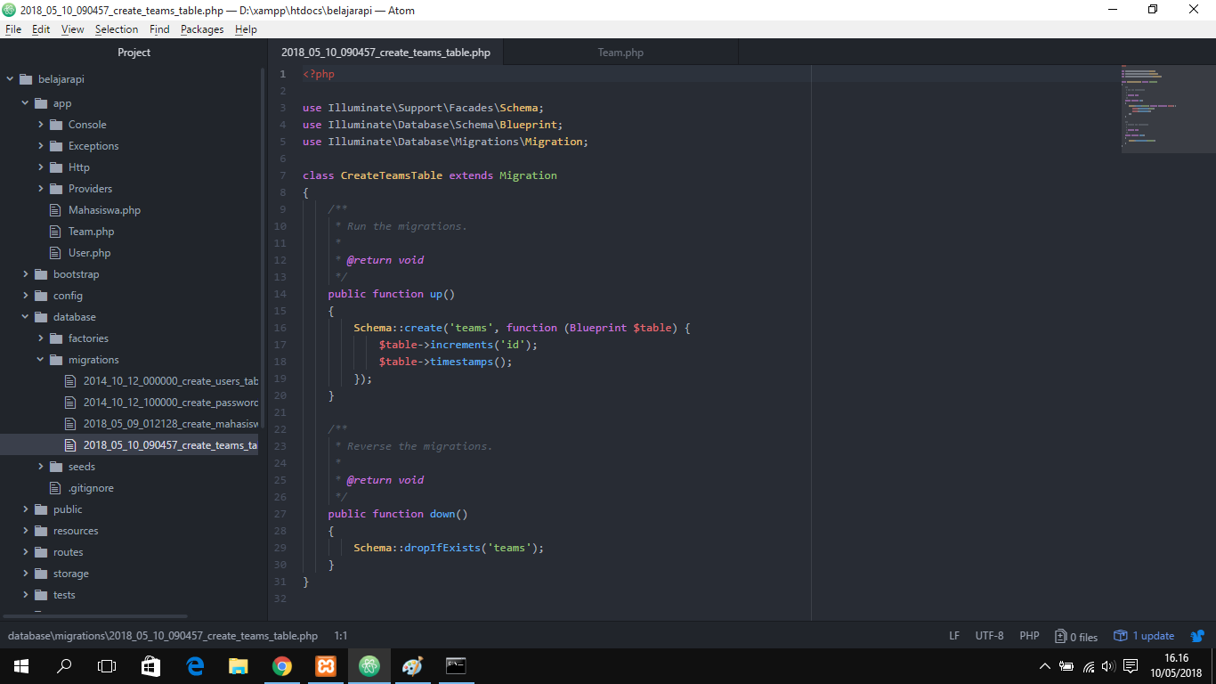 Membuat Web Api Dengan Laravel Dan Mysql Bagian I Get Method By Avin Riyan Medium
