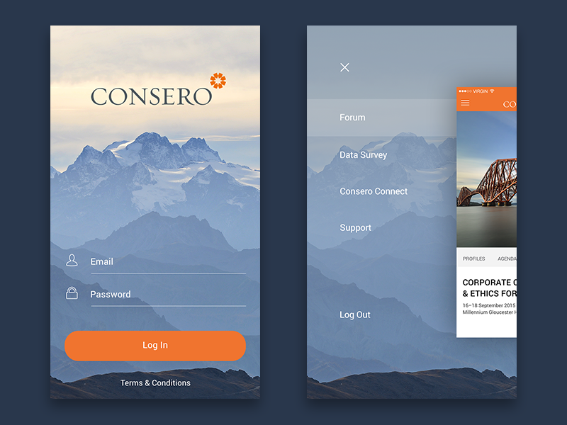Login & Sign Up screens inspiration | by Freebie Supply | Inspiration ...