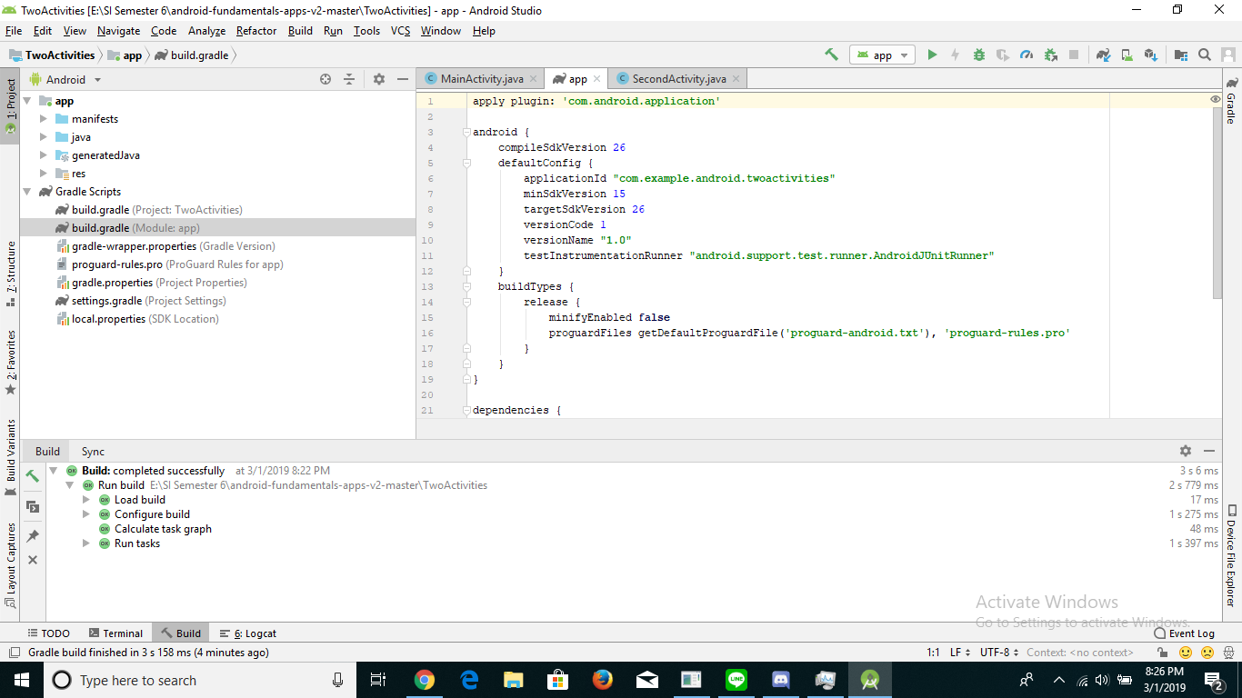 Android fundamentals Lesson 6. 06.1: Espresso for UI testing | by rafly ...