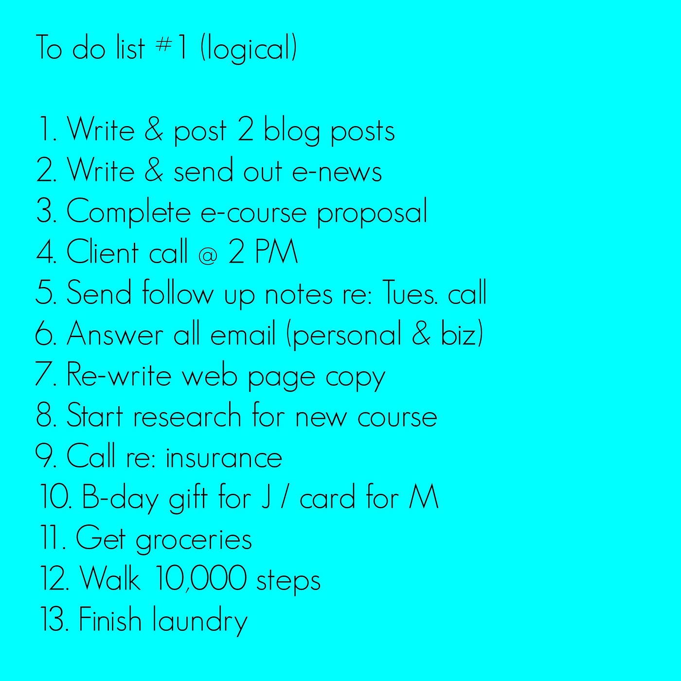 How to shorten your to do list by making three | by Britt Bravo | Medium