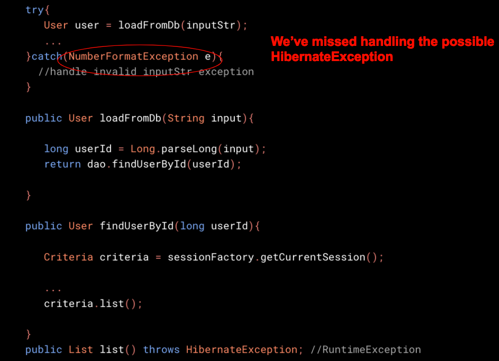 Dysfunctional programming in Java 5 : No Exceptions