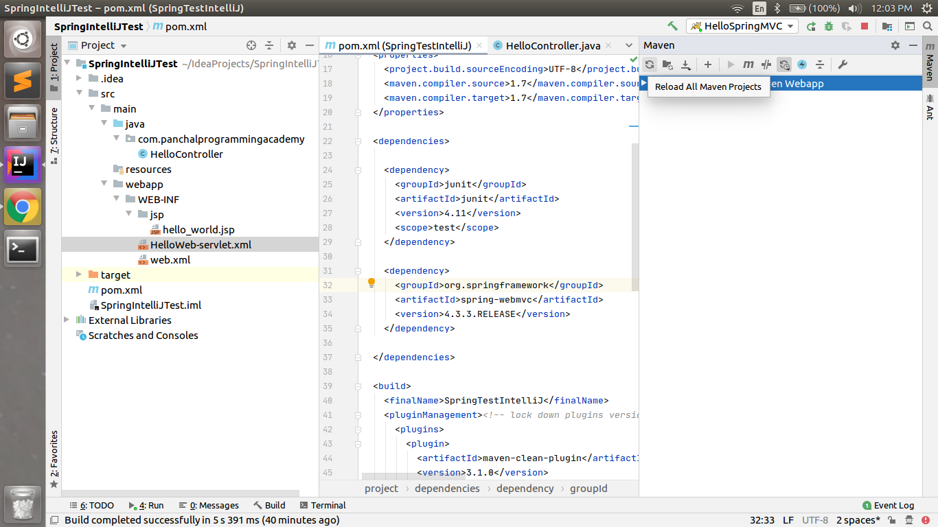 Create a Spring MVC project with maven and IntelliJ IDEA Community Edition | by Shubham Panchal ...