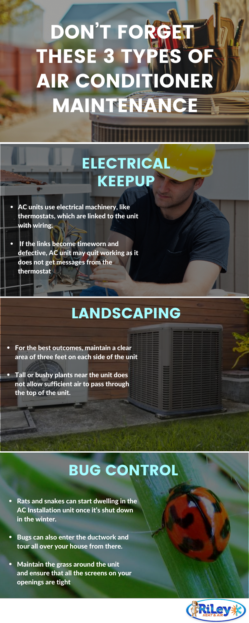 Dont Forget These 3 Types Of Air Conditioner Maintenance By Riley