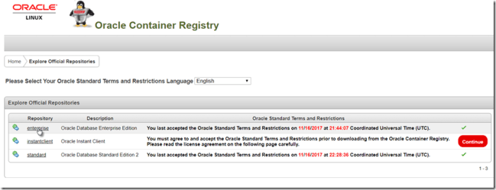 Run Oracle Database In Docker Using Prebaked Image From Oracle 