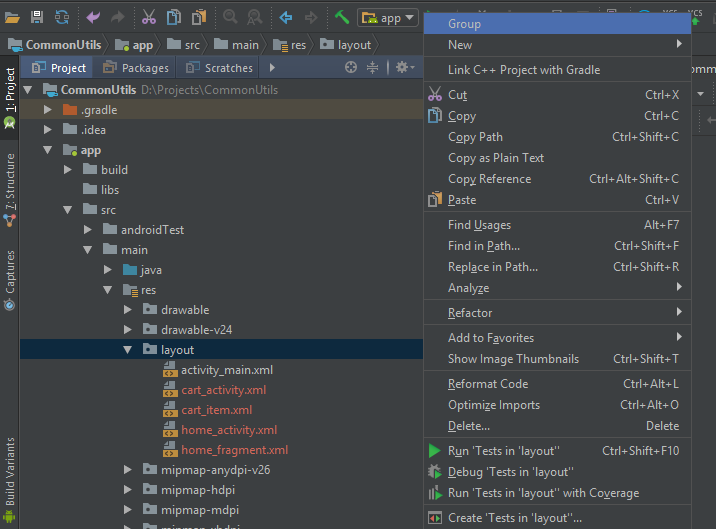 Convert XML files into Groups Folder In Android Studio | by Danish Amjad | AndroidPub | Medium