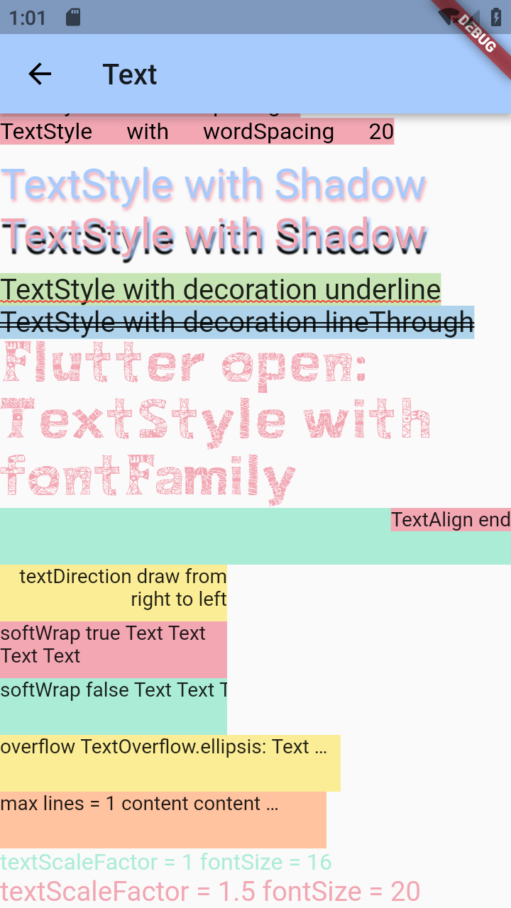 Flutter widgets 02 | Text. This time I will tell you more about… | by NieBin | flutteropen | Medium