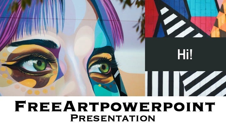 ART POWERPOINT PRESENTATION TEMPLATE - Template7 - Medium