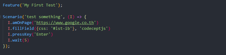 Codeceptjs เขียน E2e Test บน Javascript ไม่ยากอย่างที่คิด 6280