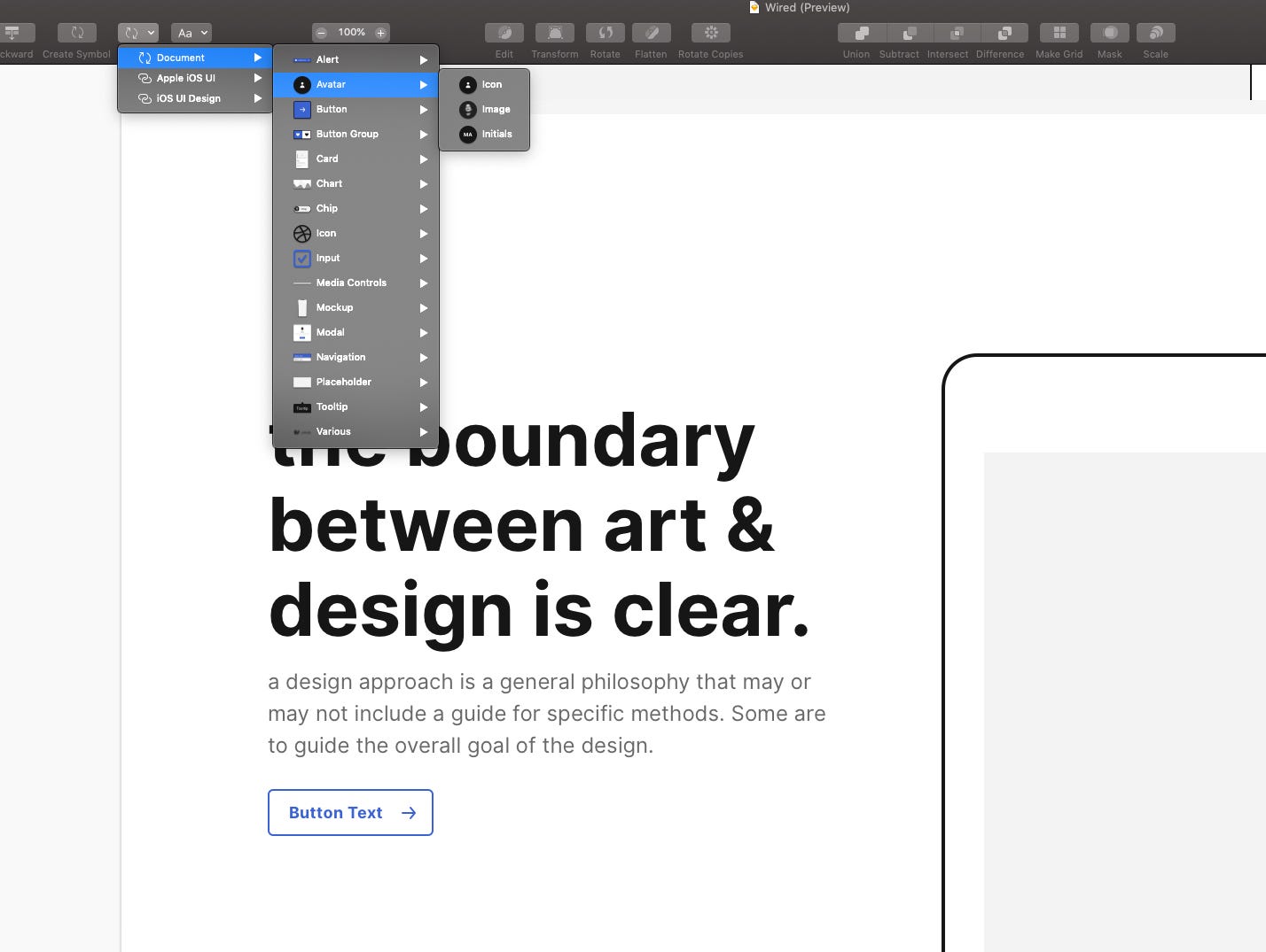 Want to Wireframe better in Sketch? Then say hello to _wired! | by Marc ...