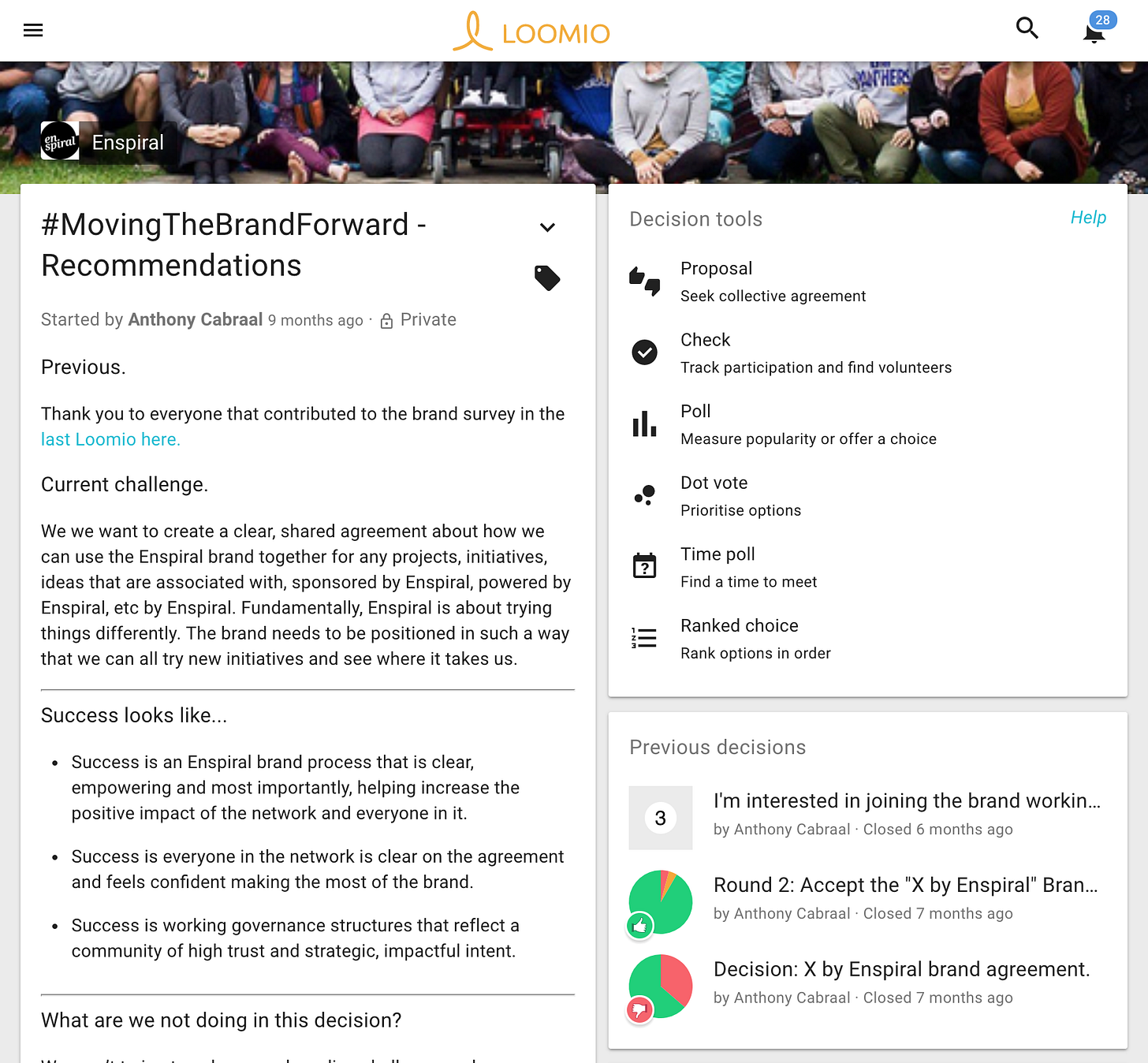 Using Loomio to govern a self-organising community | by Richard D ...
