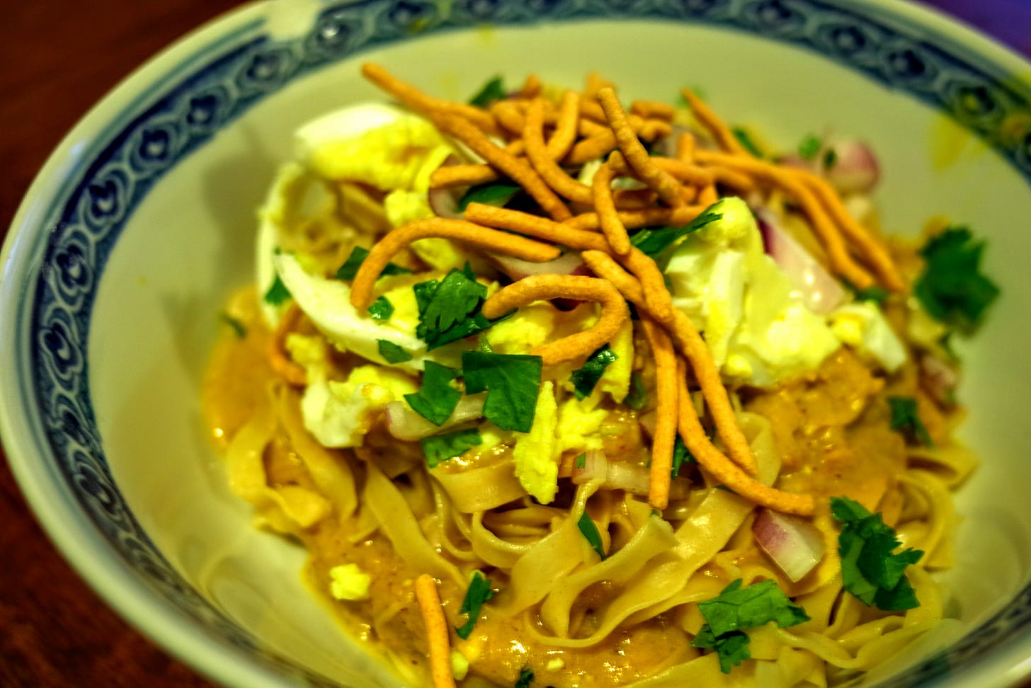 Ono Kyauk-Swé (Burmese Chicken Curry Soup Noodles) | by Will Chiong ...