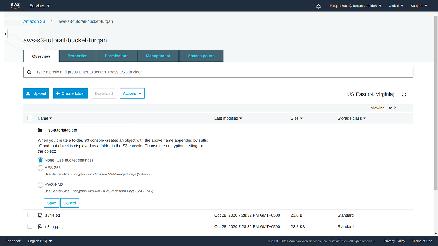 Amazon S3 Hands-On — An In-Depth Step by Step Tutorial | by Furqan Butt ...