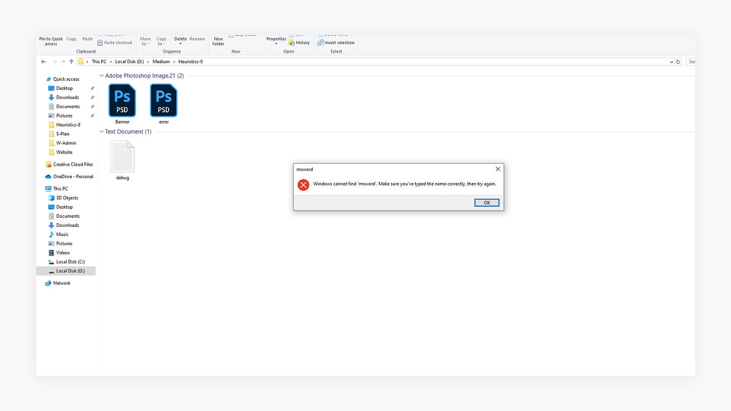 Heuristics | Help Users Recognize, Diagnose, and Recover from Errors ...