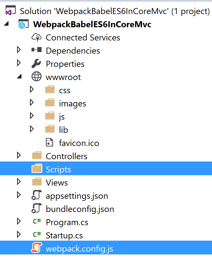Webpack 2 + Babel 6 + ES6 in ASP.NET Core 1.1 From Scratch | by Vin Jenks | Medium