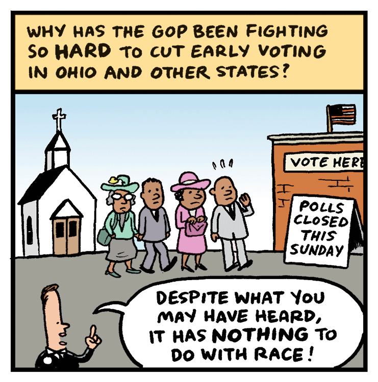 The GOP’s Fight Against Early Voting Explained - The Nib - Medium