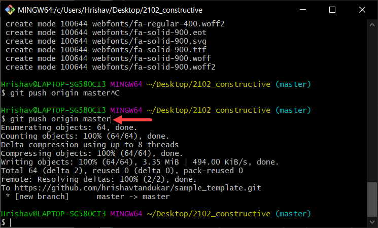 Upload Files In Github Using Git Bash Terminal Creating Basic