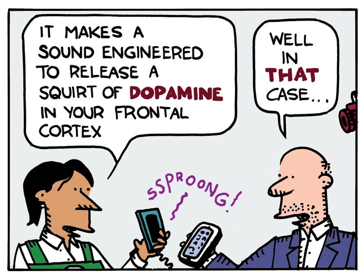 It’s the Dopamine, Stupid. What’s a little privacy loss? | by Ted Rall ...