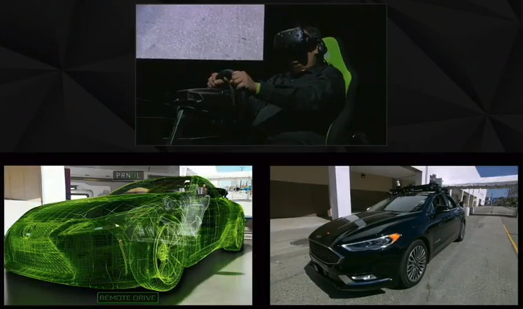 Nvidia demo: Engineer drives a real car from inside VR | by SVGN.io ...