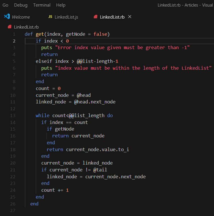 Linked Lists in JavaScript and Ruby Part 2 | by David Asamonye | Vannila | Medium