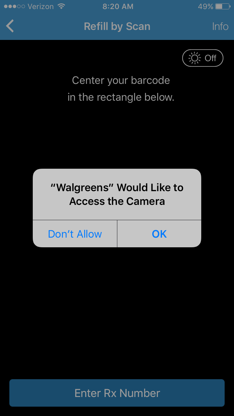 UX Testing: Walgreens Mobile App. I needed to refill two prescriptions ...