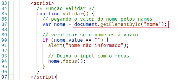 Como validar os dados de um formulário com JavaScript | by Jezmael Basilio | Medium