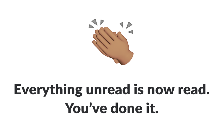 How to say “All Caught Up” with 21 Slack emojis? | by Qi Chen | Medium