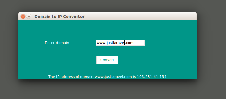 How To Create A Domain To Ip Converter In Python Gui Using Tkinter