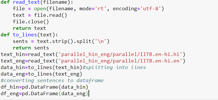 Lstm language translation - sai krishna - Medium