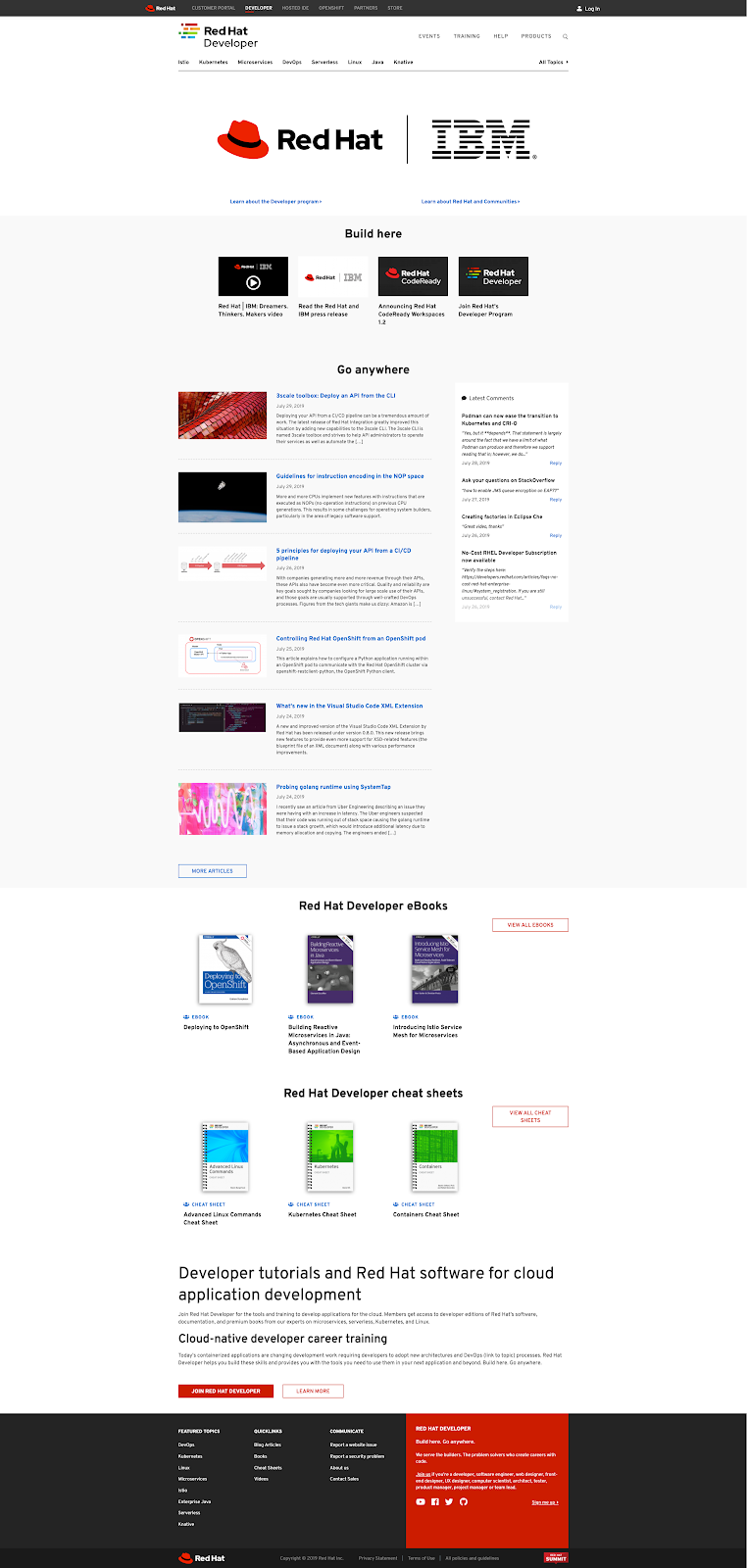 My experience using PatternFly for a website revamp | PatternFly