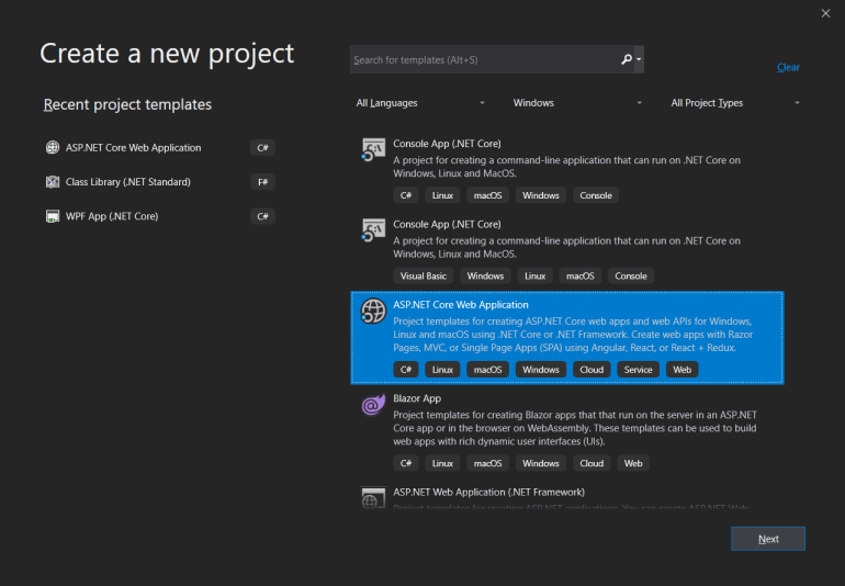 Getting Started With Asp Core Entity Framework Core And Razor Pages