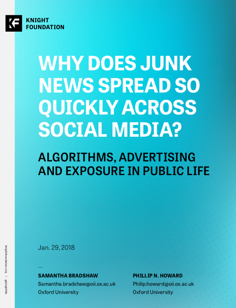 Three reasons junk news spreads so quickly across social media
