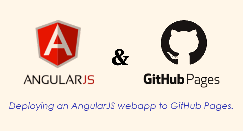 Angularjs And Github Pages The Easy Way Frontend Weekly
