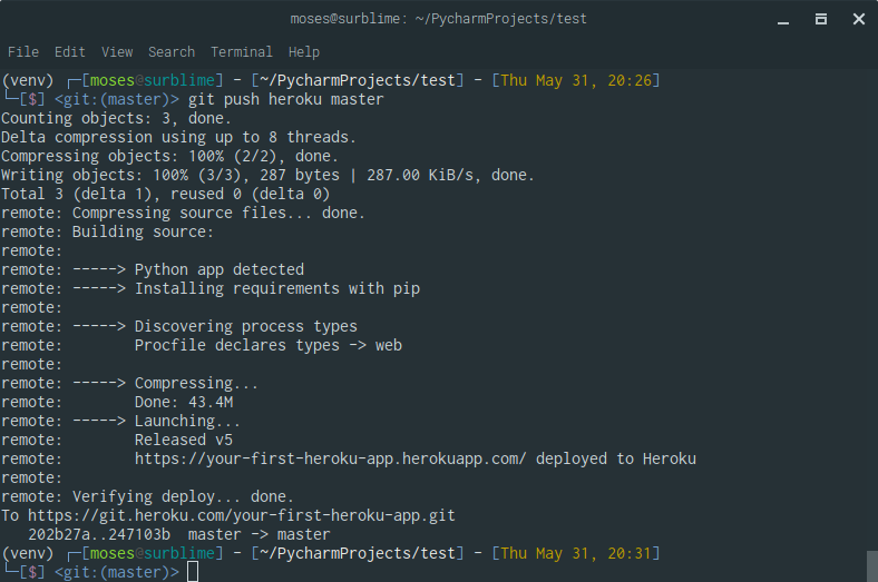 Deploying a Flask application on Heroku | by Moses Gitau | Medium