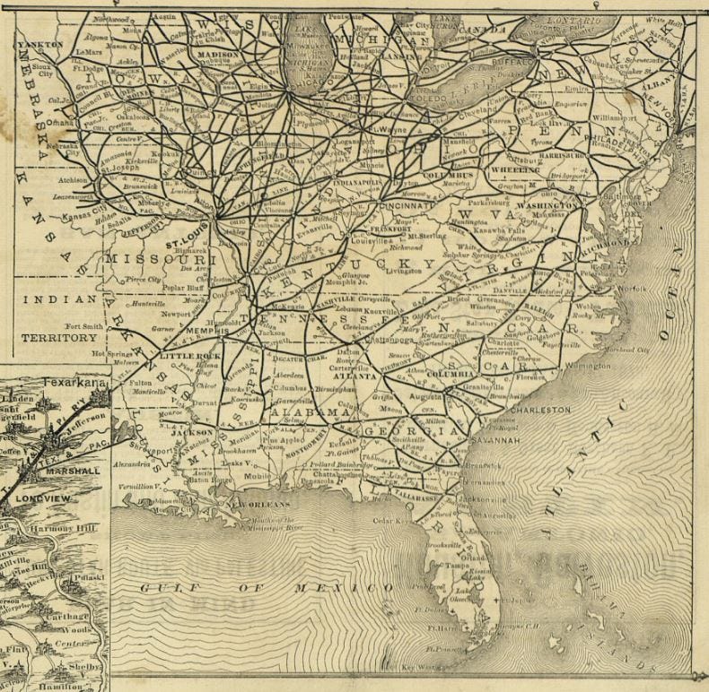 Exploration Routes Taken In Texas