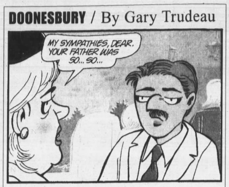 Gary/Garry Trudeau—or how the Mandela Effect made Doonesbury marginally ...