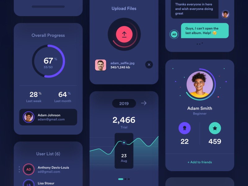 63 Beautiful Dark UI Examples & Design Inspiration | by Muzli | Muzli ...