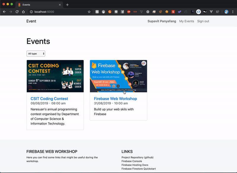 [รีวิว] แชร์ประสบการณ์อบรม Firebase Web Workshop จาก Firebase Thailand ...
