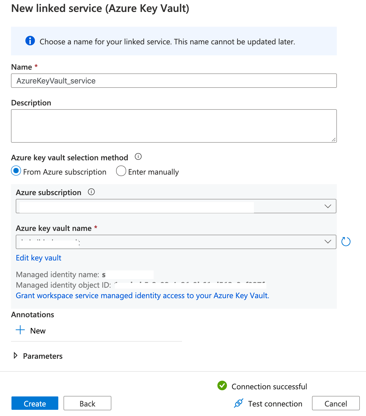Securely Access Azure SQL Database from Synapse