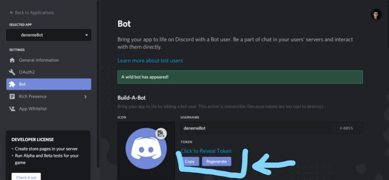 Python ile basit Discord botu oluşturma-1 | by Alper Erdogan | Medium