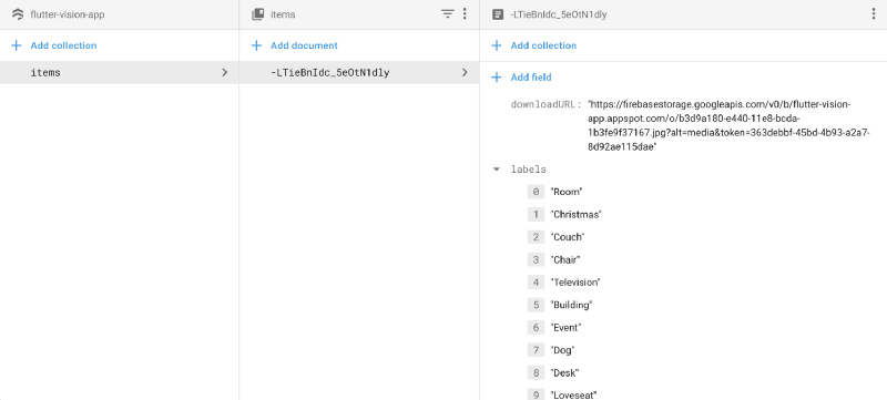 Flutter Vision — Flutter + Firebase ML Vision + Firebase Cloud Firestore