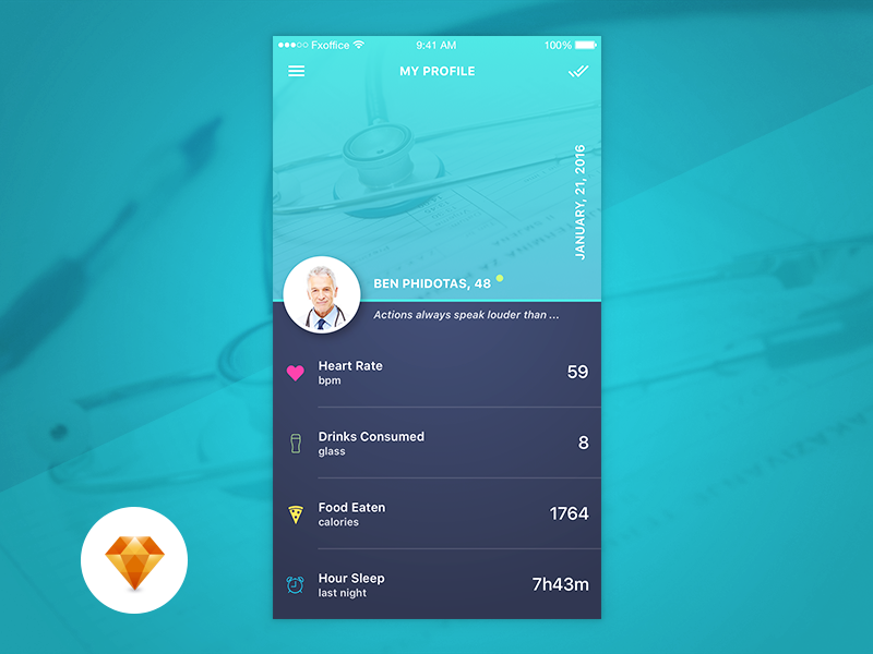 Profile Page Design Inspiration. Curated by Freebie Supply | by Freebie ...