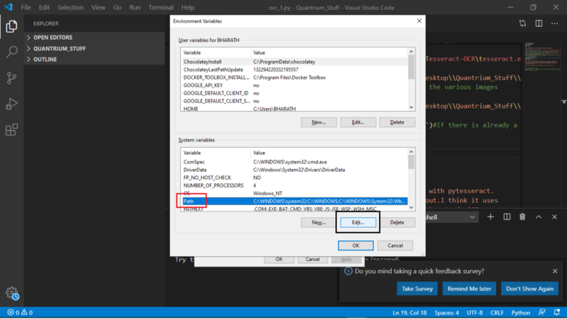 Installing and using Tesseract 4 on windows 10 | by Bharath Sivakumar ...