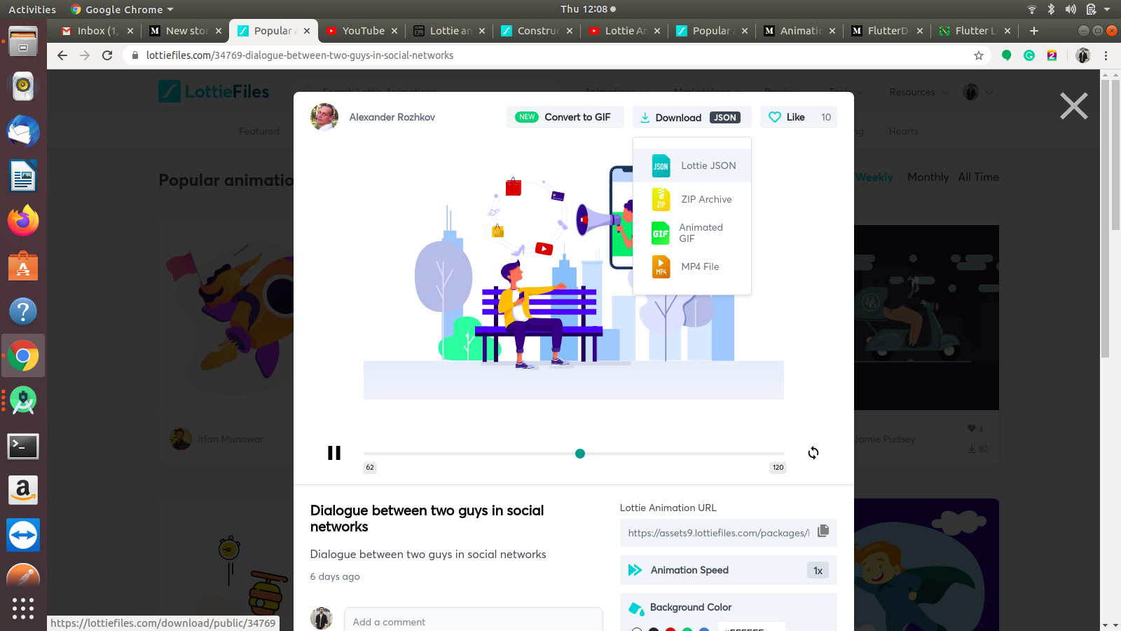 How to use Lottie Animation In Flutter Apps