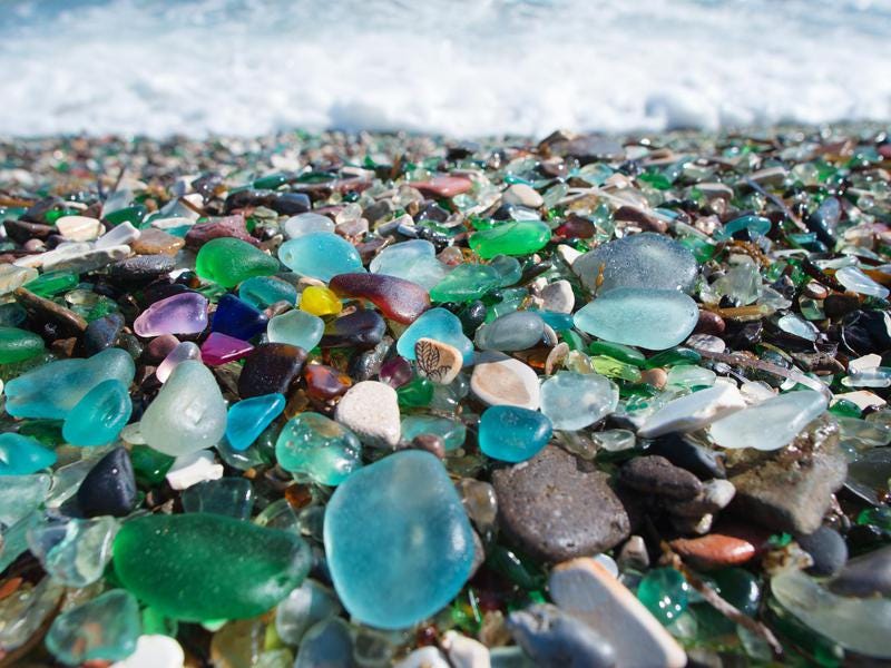 The rarest beaches in the world.. — A unique glass beach in… | by ...