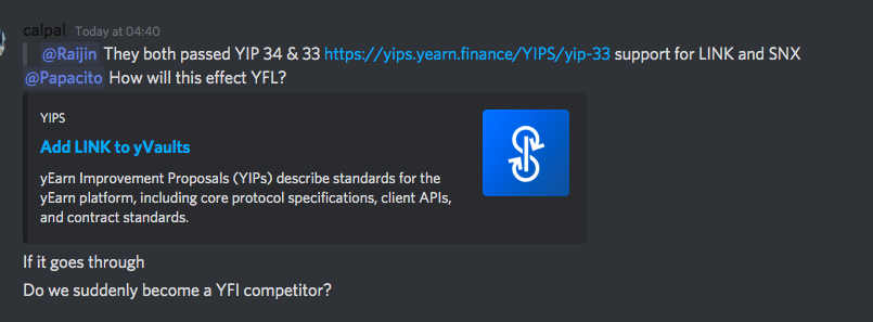 A Vision for YFLINK. Plus answers to discord FAQs and why… | by Bobby Shaftoe | Medium