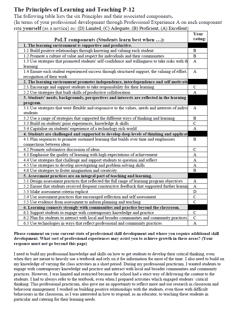Professional experience C teaching Portfolio | by Sarah Noah | Medium