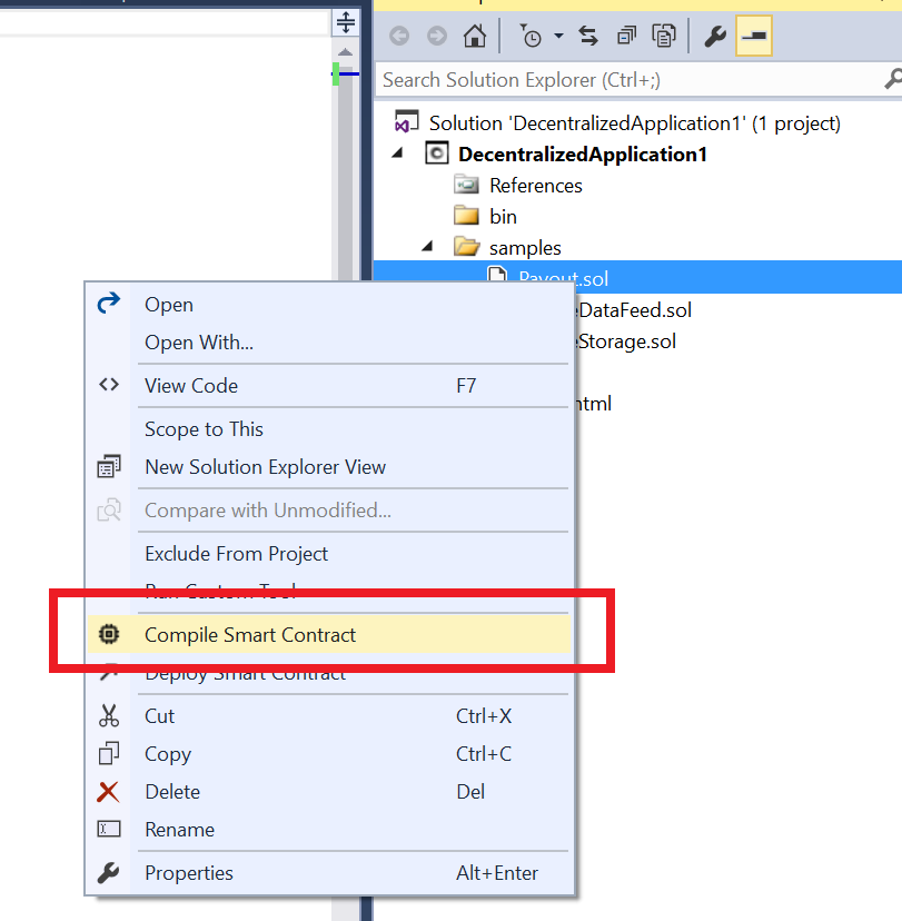 Solidity Integration with Visual Studio | by ConsenSys | Medium