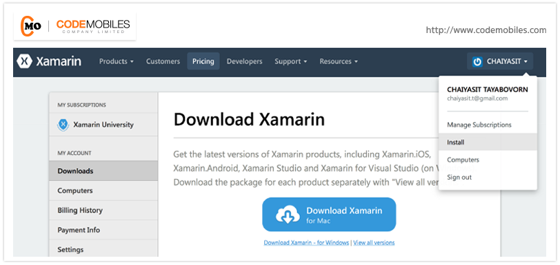 Install/การติดตั้ง Xamarin Studio & VisualStudio.Xamarin in Window | by ...