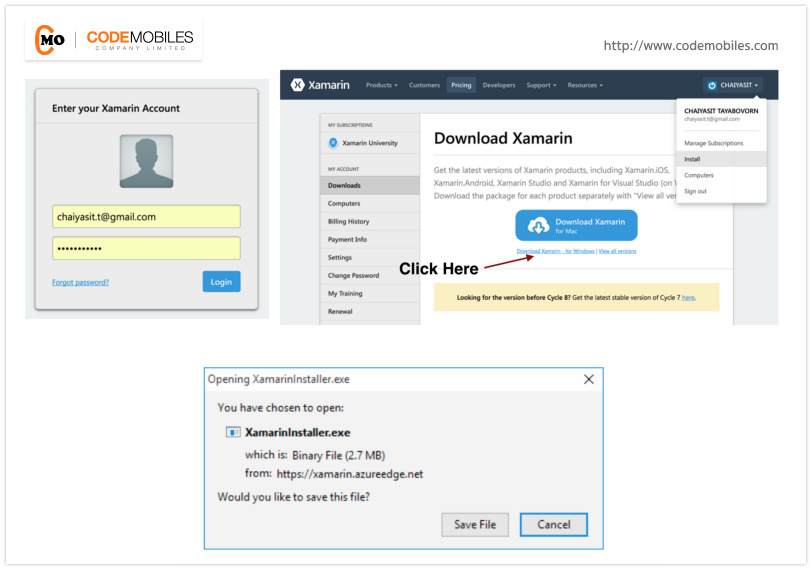 Install/การติดตั้ง Xamarin Studio & VisualStudio.Xamarin in Window | by Chaiyasit Lek Tayabovorn ...