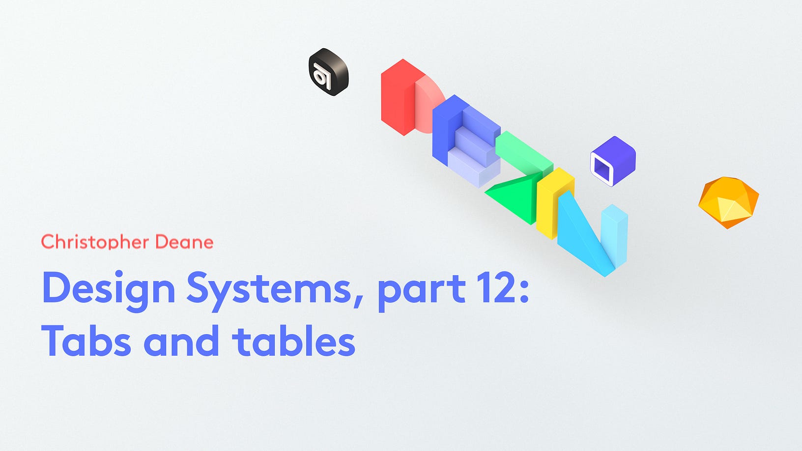 Design Systems, part 12: Tabs and tables | by Christopher Deane ...
